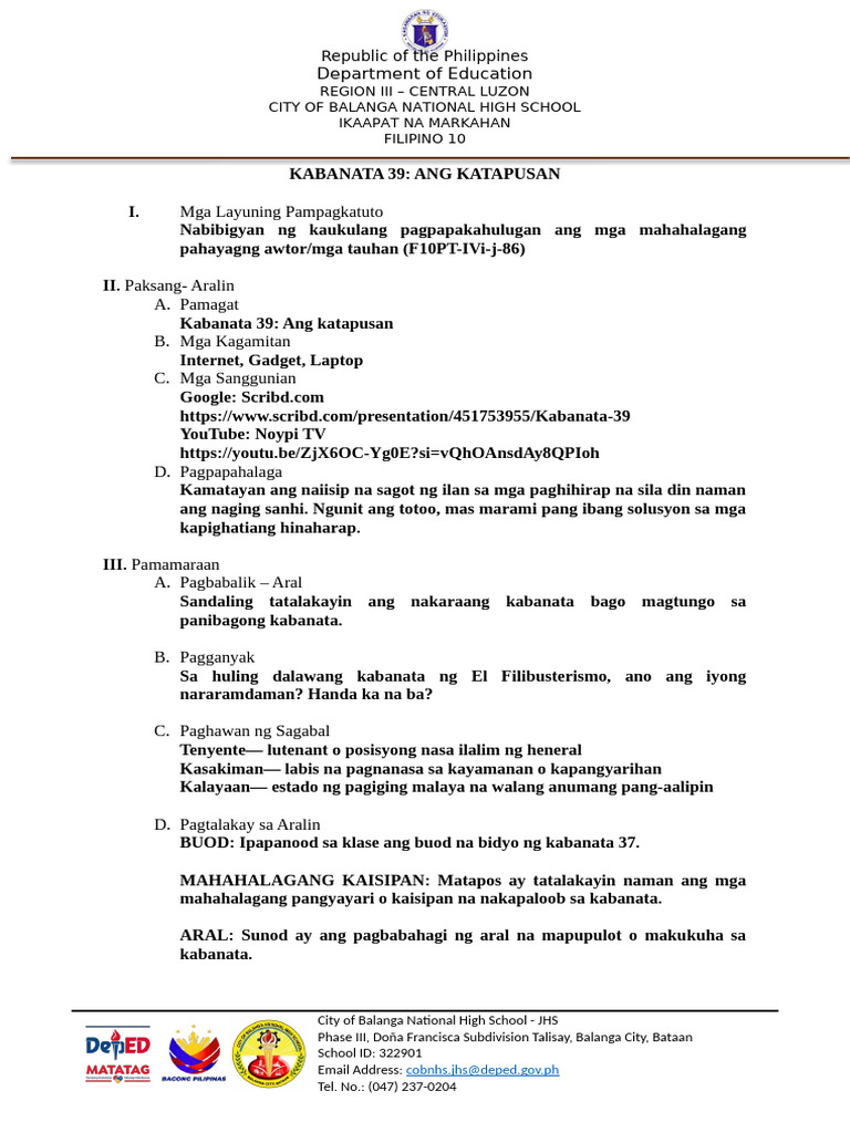 Kabanata 39 | PDF