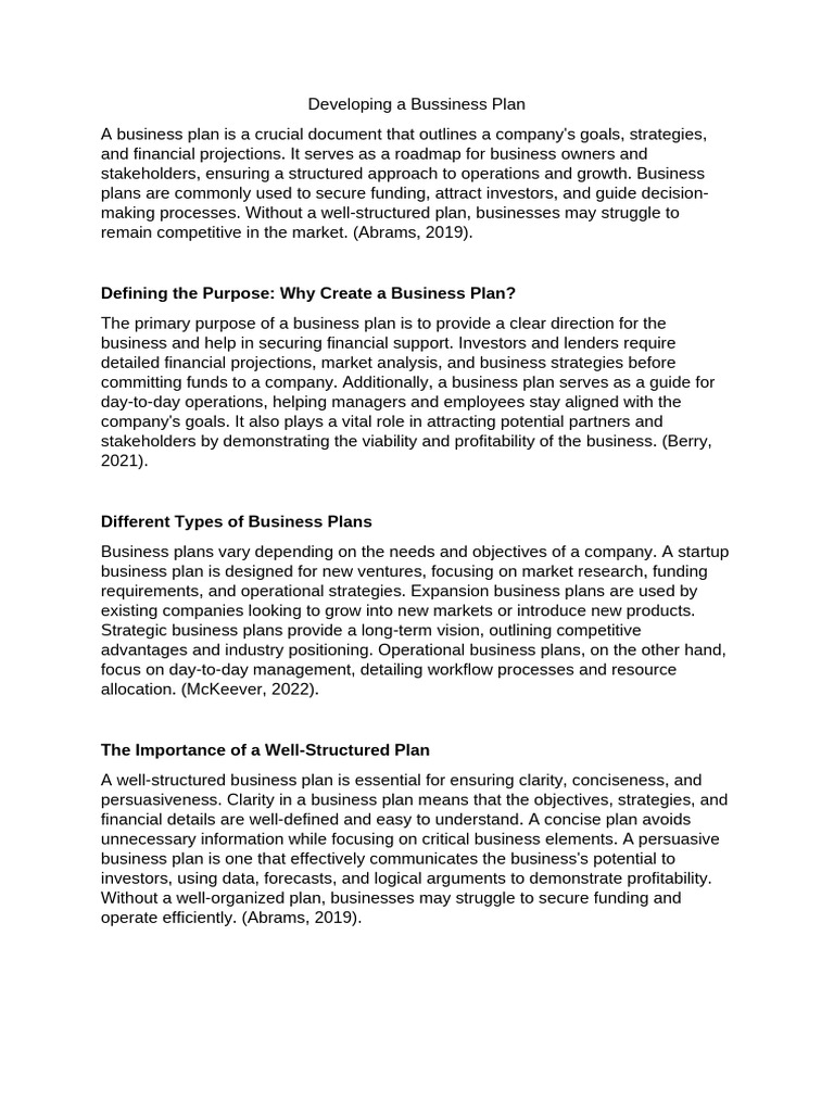 Essential Guide to Business Plans | PDF | Business Plan | Financial Economics