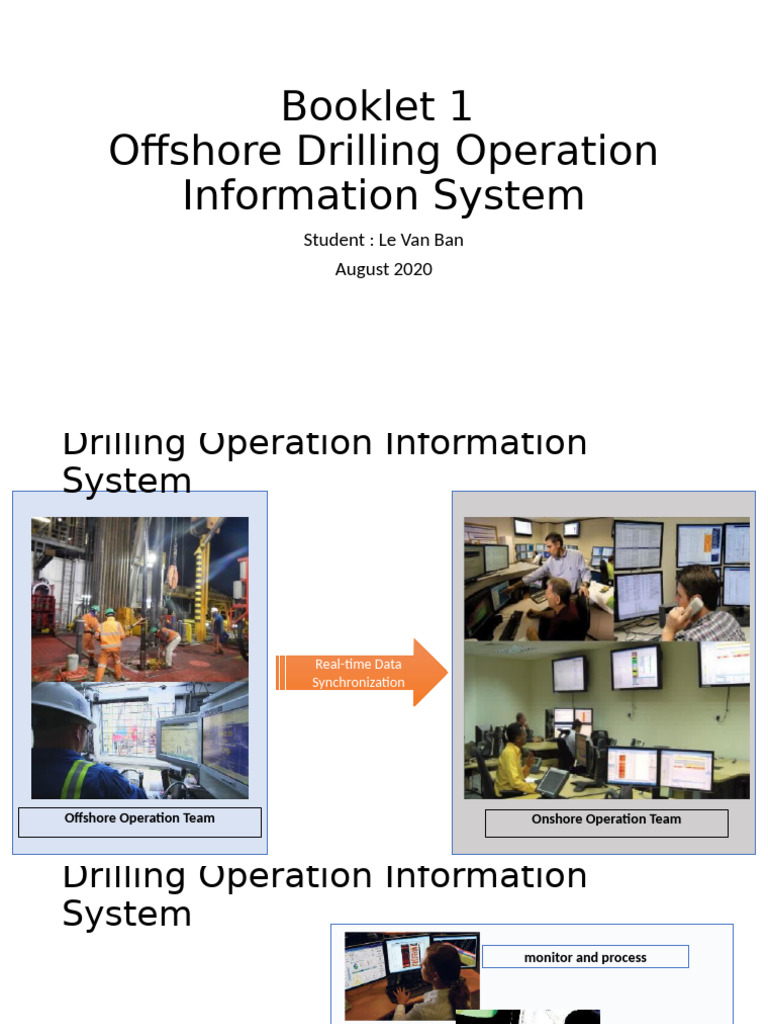 Offshore Drilling Info System Overview | PDF