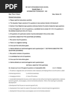 Information Technology Sample Paper 2025-26 - Information Technology ...