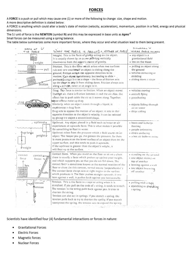 Understanding Forces and Motion Concepts | PDF | Force | Euclidean Vector