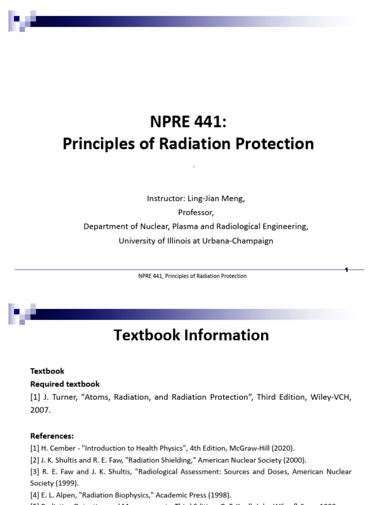 Lecture Chapter3 2020 Introduction | PDF | Ionizing Radiation ...