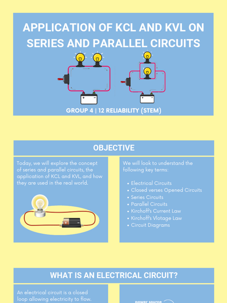 Application of KCL and KVL On Series and Parallel Circuits | PDF | Series And Parallel Circuits ...