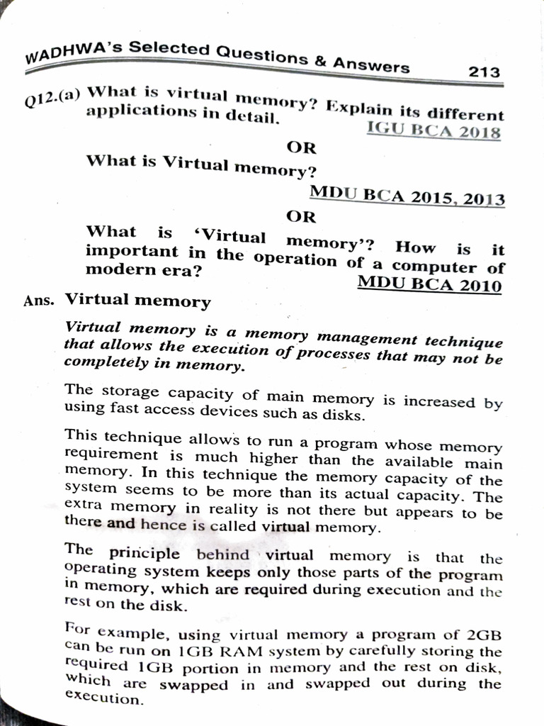 Os Unit 3 Long Question | PDF
