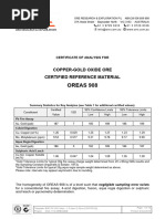 OREAS 609 Certificate R1 | PDF | Outlier | Significant Figures