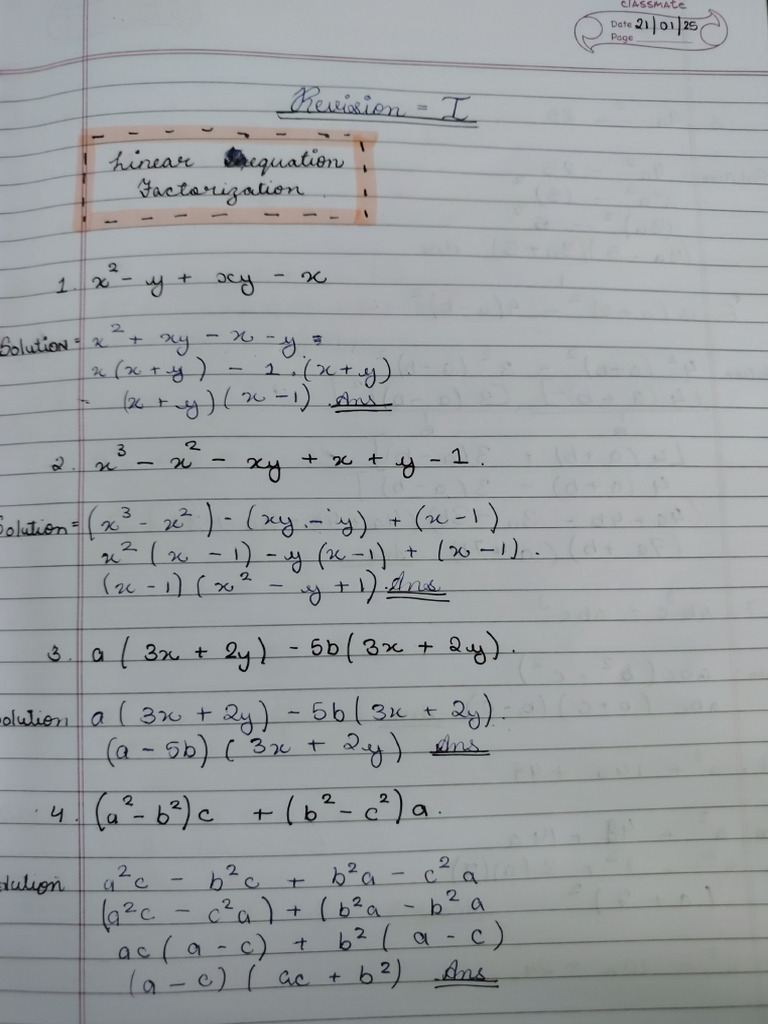 Revision Maths PDF | PDF