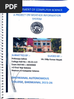 Weather Forecasting Final Project Report | PDF | Weather Forecasting ...