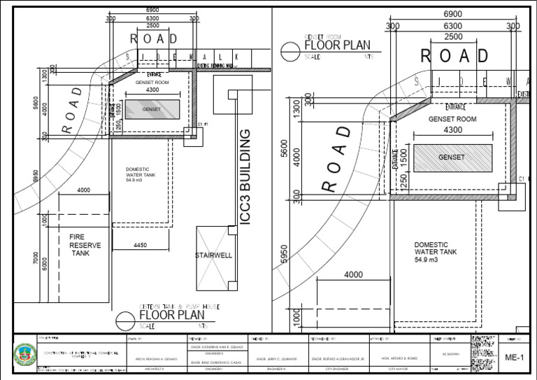 Genset Room Floor Plan Overview | PDF