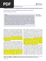 Hare Psychopathy Checklist Revised | PDF