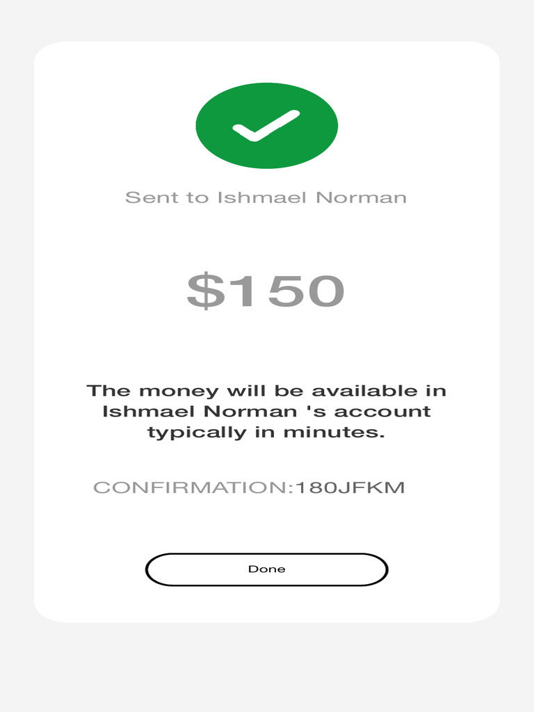 Zelle Payment Proof Screenshot Generator - Top Info | PDF