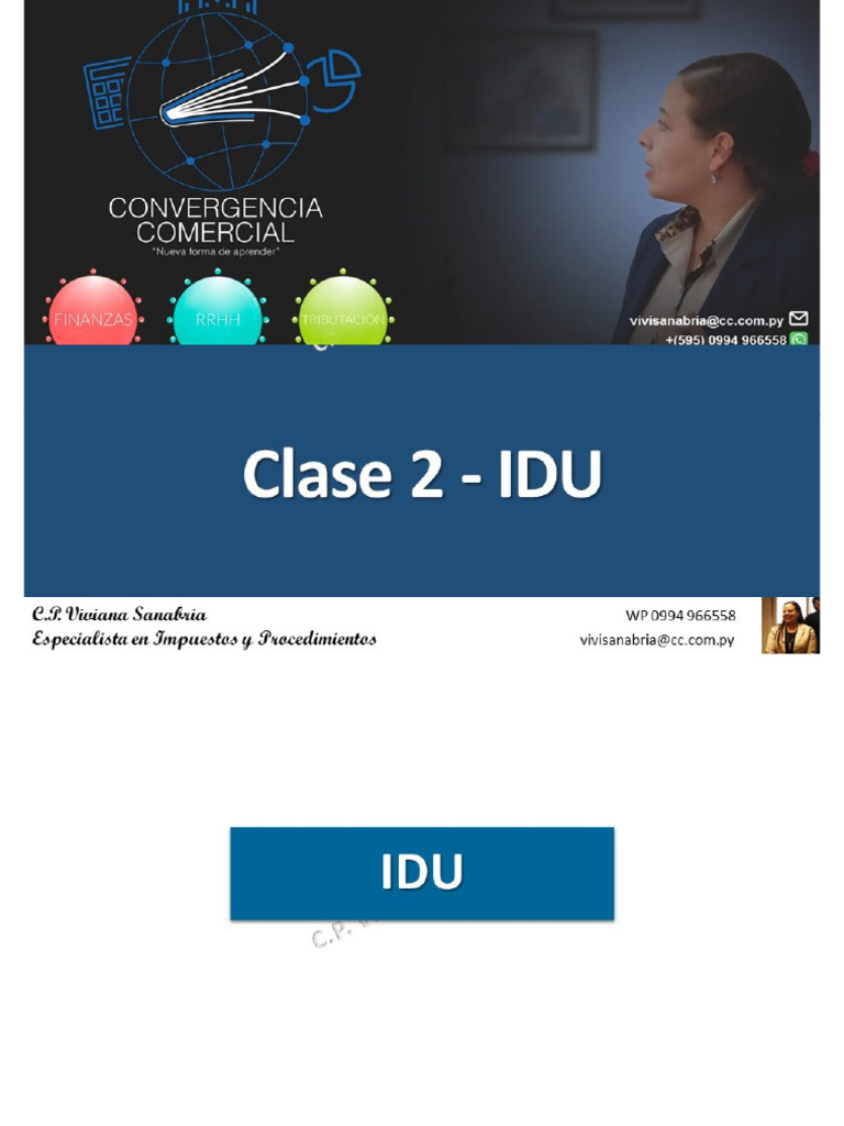 Clase 2 IDU | PDF