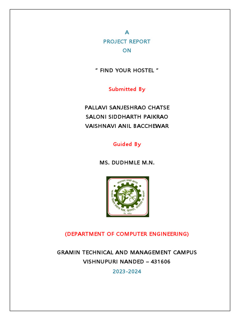 Hostel Management System Overview | PDF | Databases | Data Model