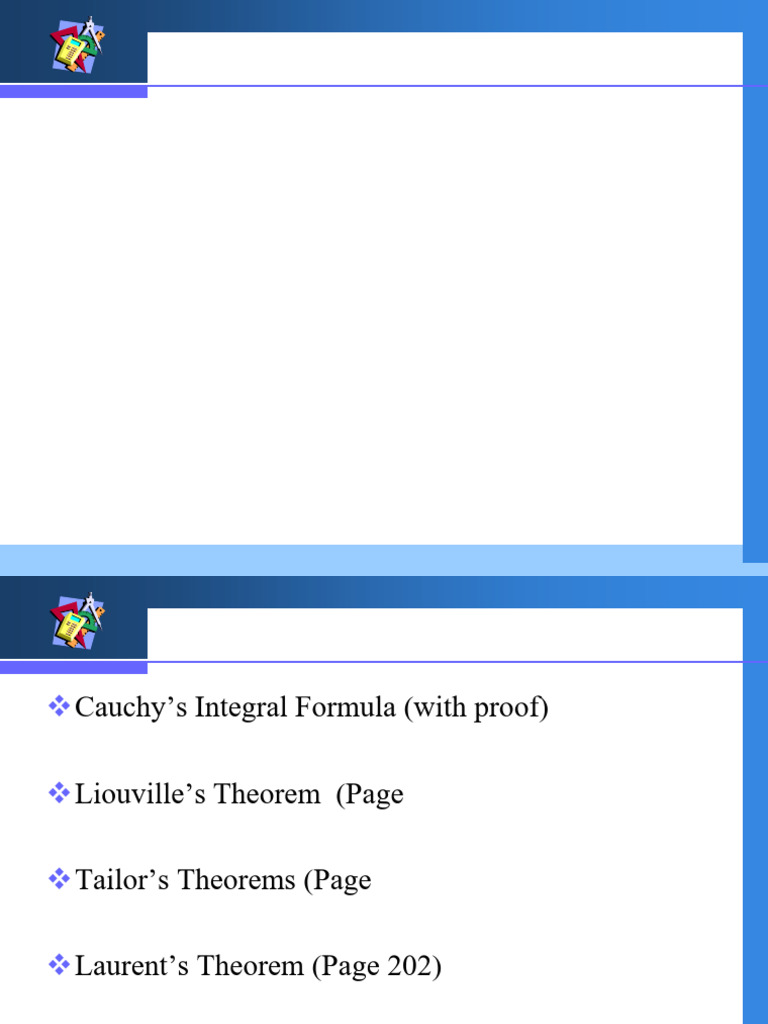 C I - Cauchy's Integral Formula | PDF | Mathematical Concepts | Calculus