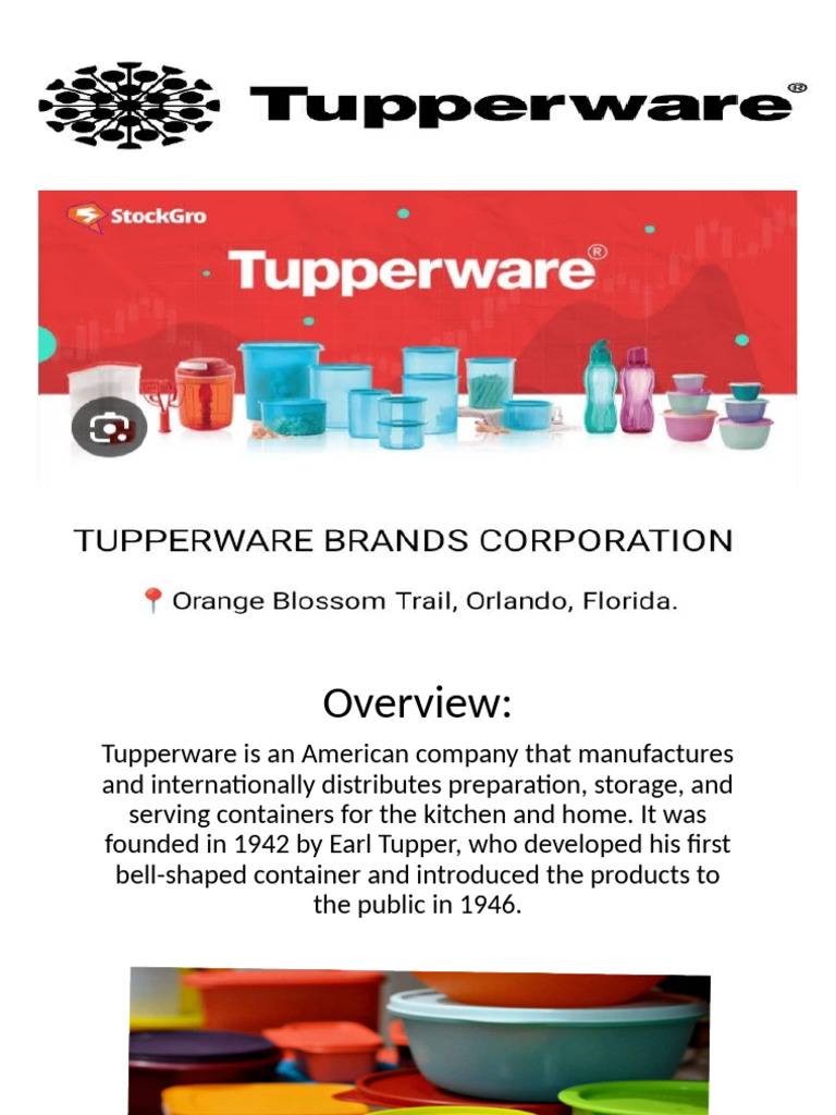 Tupperware | PDF