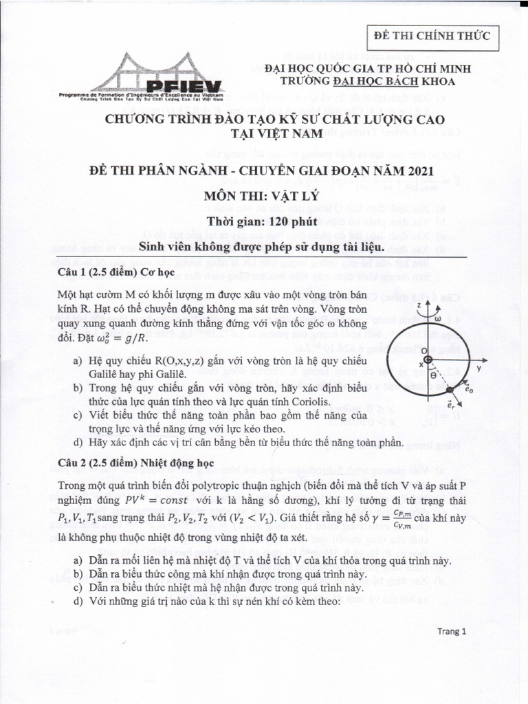 Pfiev_2021_de Thi Mon Vatly | PDF