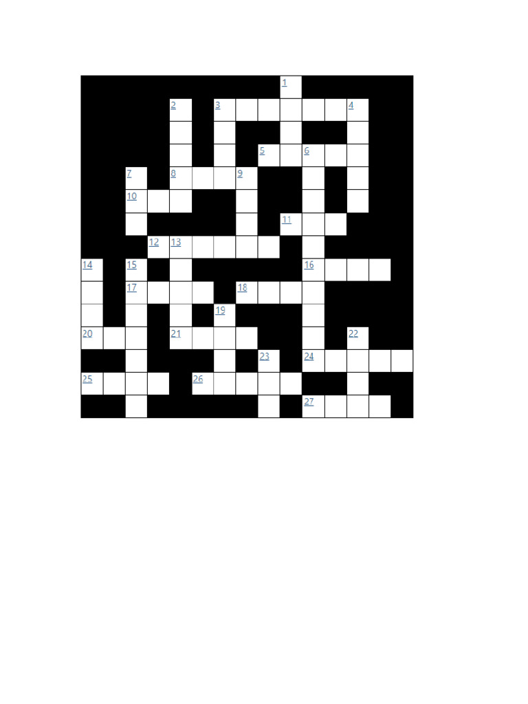 Verb Tenses Crossword Puzzle | PDF