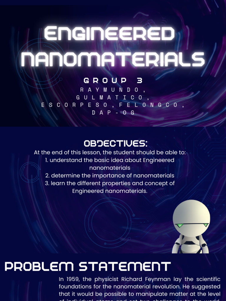 Engineered nanomaterials | PDF | Nanomaterials | Chemical Vapor Deposition