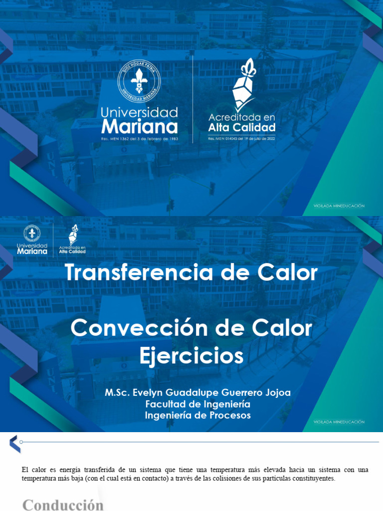 Clase 5 - Conducción de Calor Ejercicios | PDF | Conduccion termica | Transferencia de calor