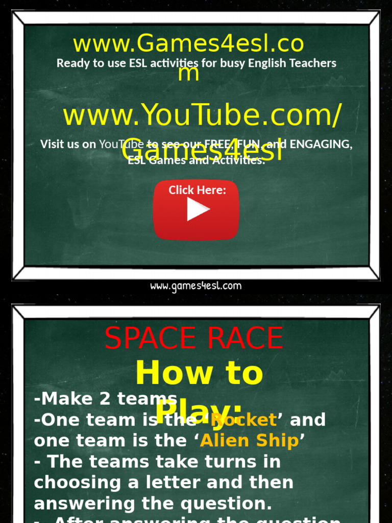 Feelings Esl Ppt Game Space Race Game | PDF