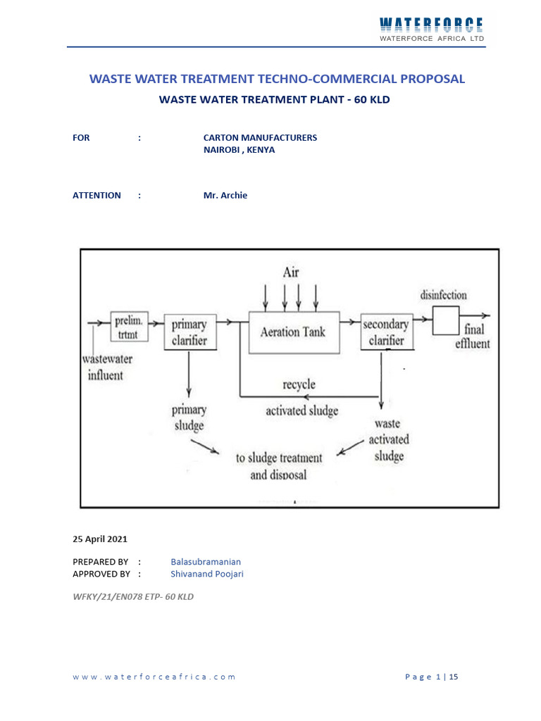 WFKY-21-EN078 - 60 KLD ETP - Carton Manufacturers | PDF | Sewage ...