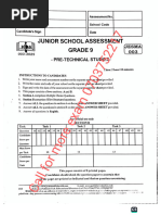 Grade 9 Integrated Science Term 1 2025 Opener Exam | PDF | Chemical ...