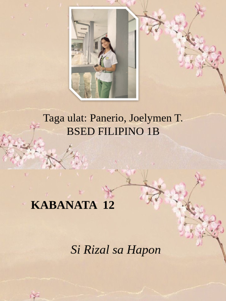 Joelymen T. Panerio Rizal Final 2 | PDF