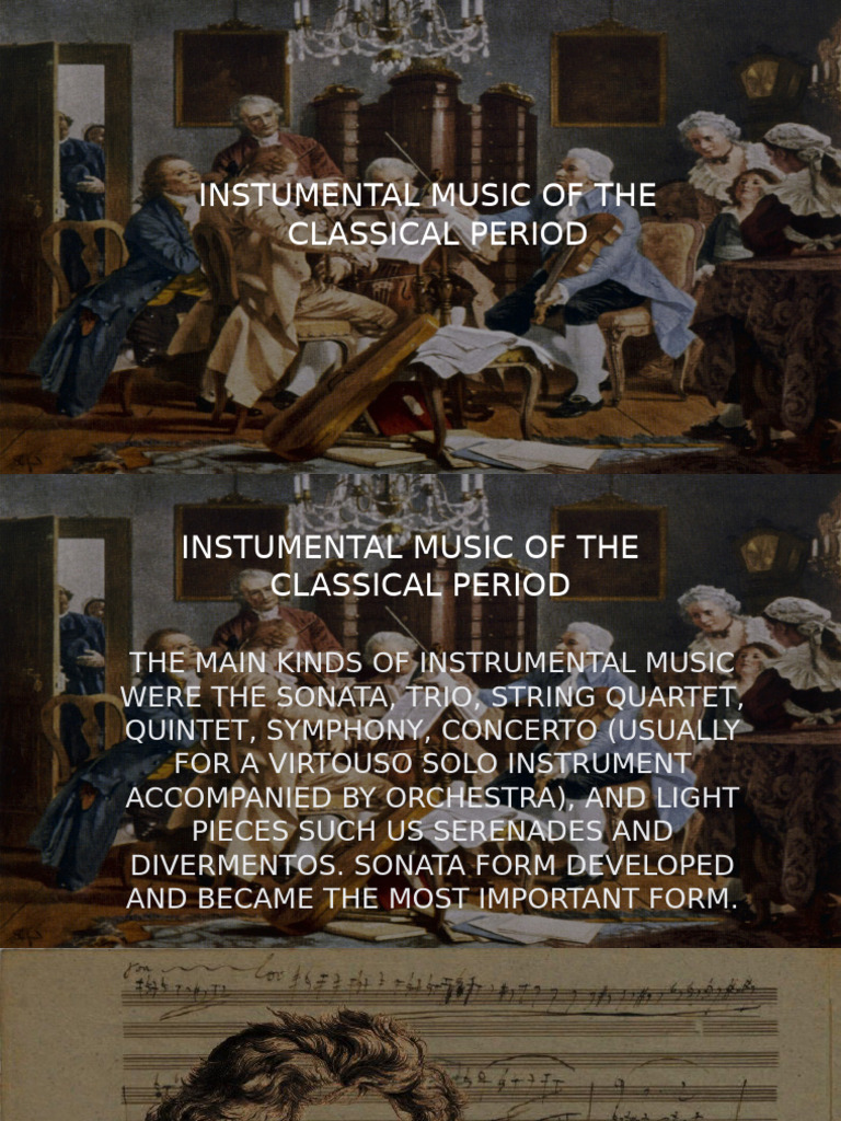 Classical Period Instrumental Music | PDF | Chamber Music | Sonata