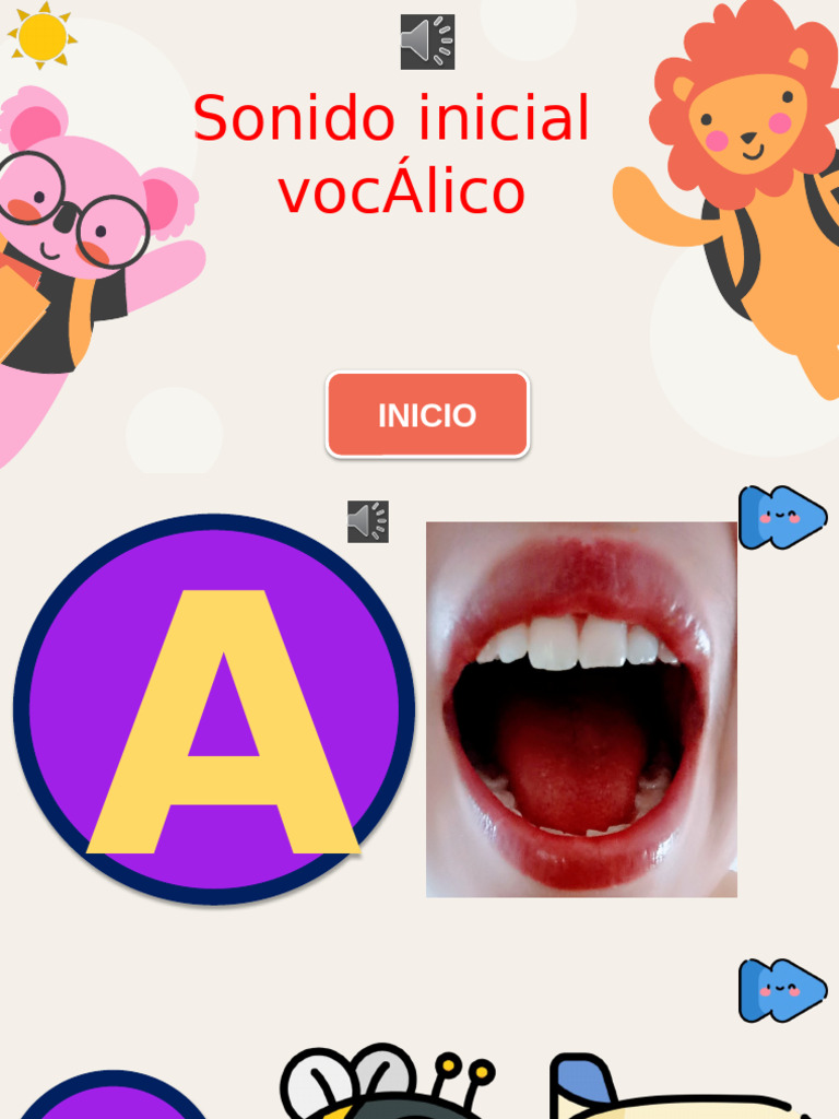 Sonido Inicial y Final Vocálico | PDF