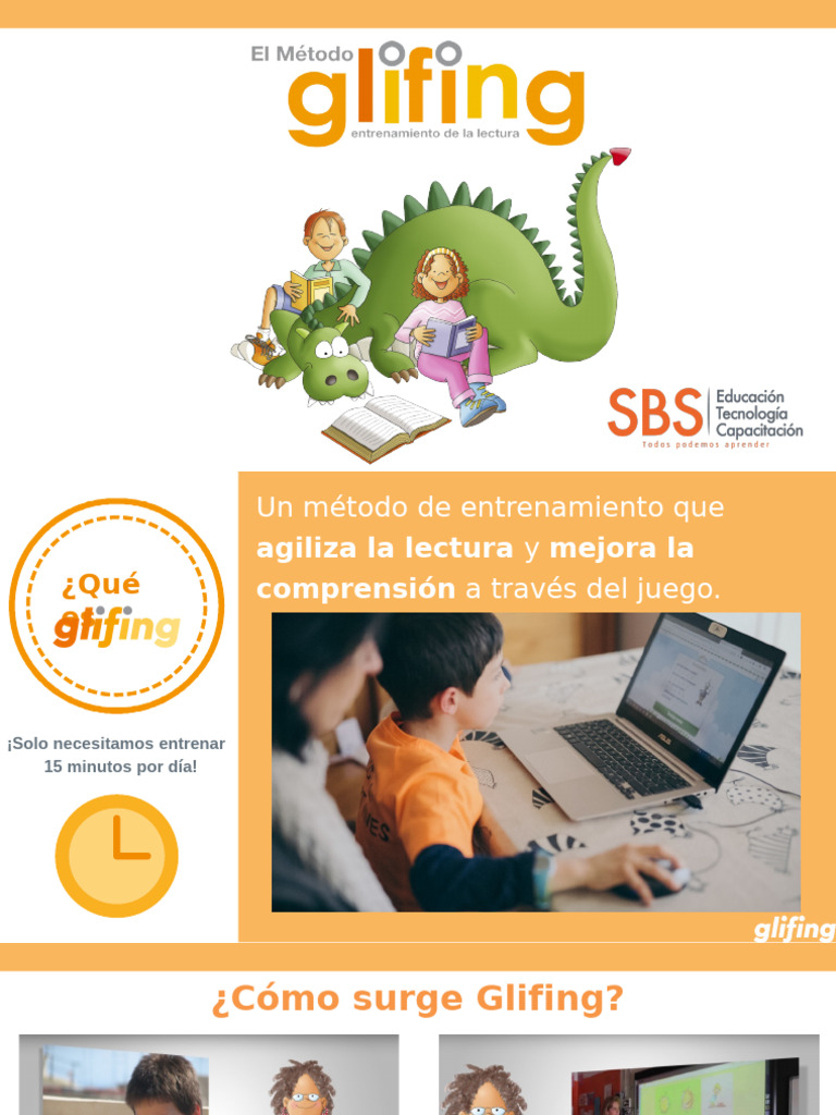 Presentacion - Glifing - SBS | PDF | Lectura (proceso) | Aprendizaje