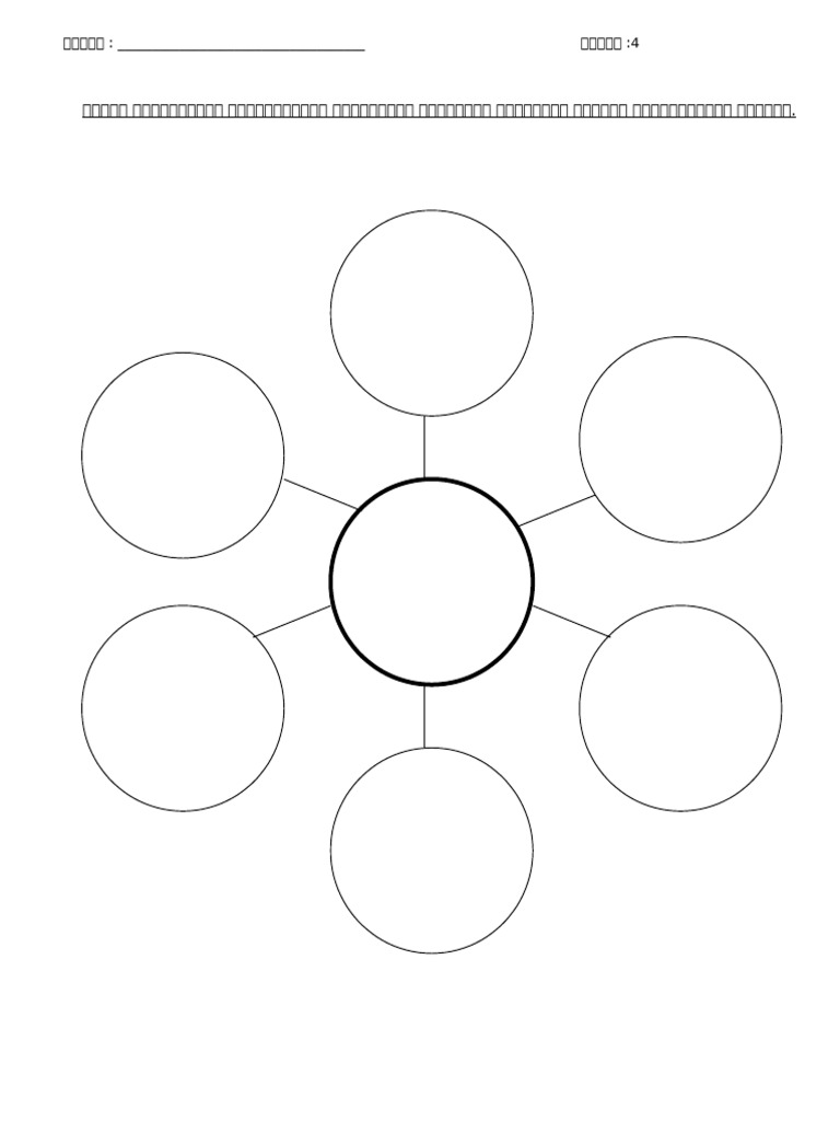 Bubble Map Template 07 | PDF