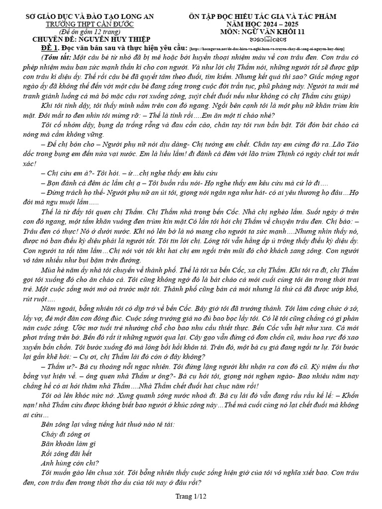 ÔN NG HUY THIỆP | PDF