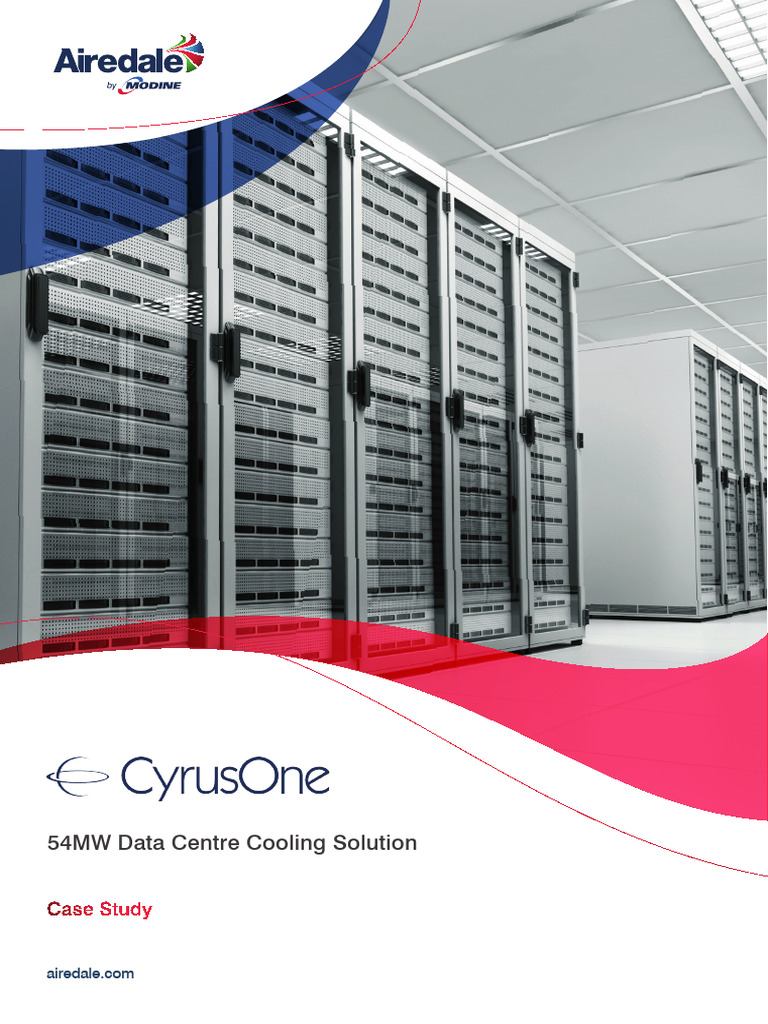 Airedale CyrusOne-Case-Study A4 | PDF | Data Center | Life Cycle Assessment