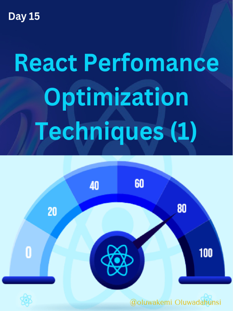 React Optimization Techniques Part 1 | PDF | Data Compression | Computing