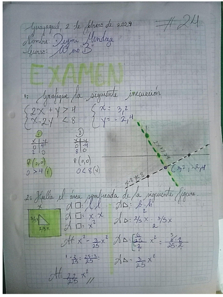 Ejercicios Examen Final Deymi Mendoza | PDF