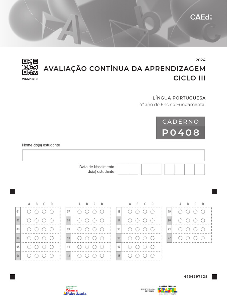 Caed 4 Ano 2 Fase Prova 408 | PDF | Dragão