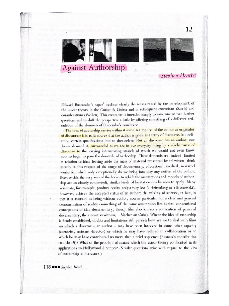 Against Authorship | PDF