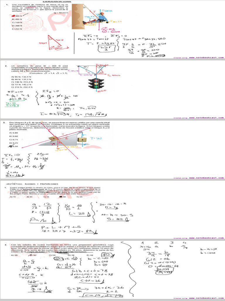Fisica Estatica-Aritmetica Raz y Pro | PDF