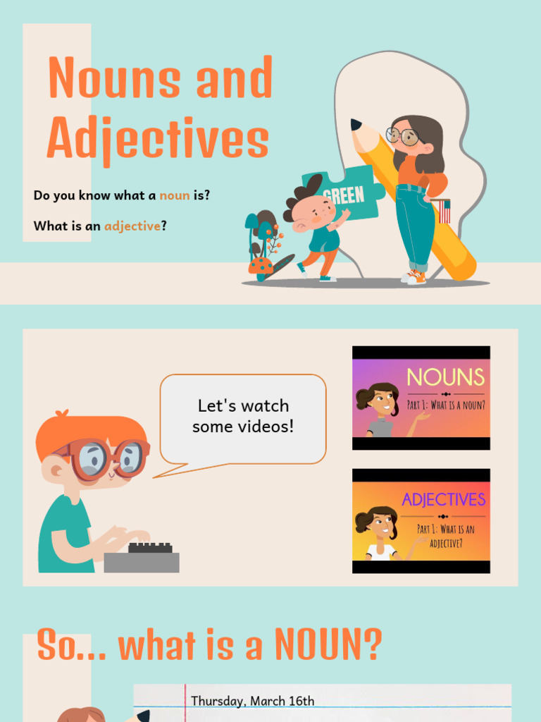 Understanding Nouns and Adjectives | PDF