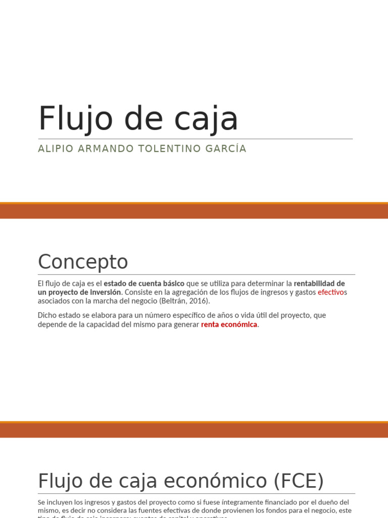 Flujo de Caja | PDF