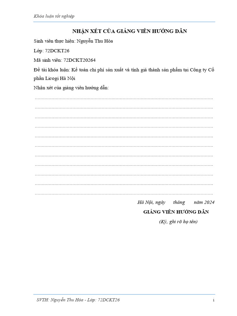 KLTN Khóa luận tốt nghiệp | PDF