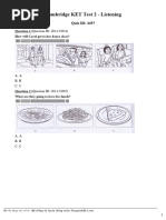 Cambridge Primary Science Test | PDF | Flowers | Water