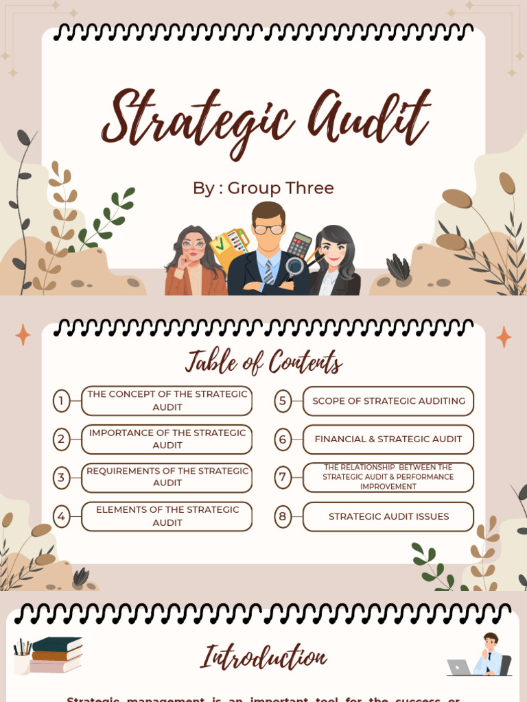 CHAPTER 7 STRATEGIC AUDIT | PDF | Audit | Strategic Management
