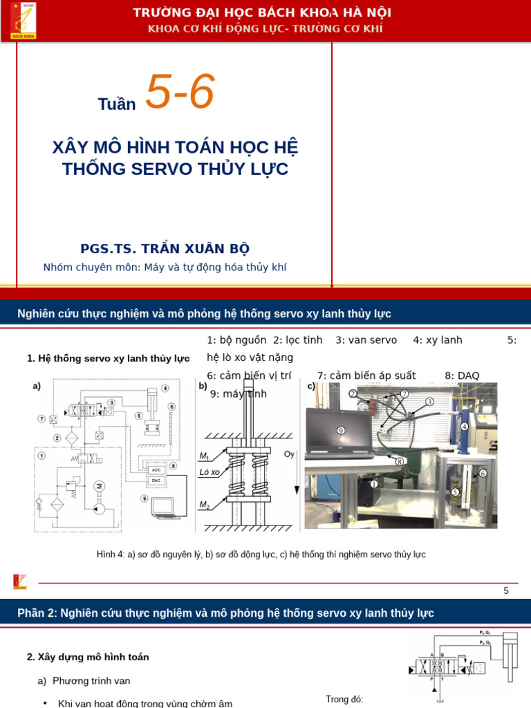 Tuan 4-5 Xây dựng chương trình mô phỏng hệ thống (gắn hệ thống servo QME- LV Lộc) | PDF