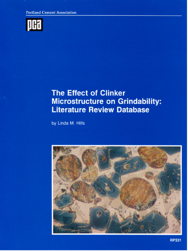 The Effect of Clinker Microstructure On Grindability | PDF | Porosity ...