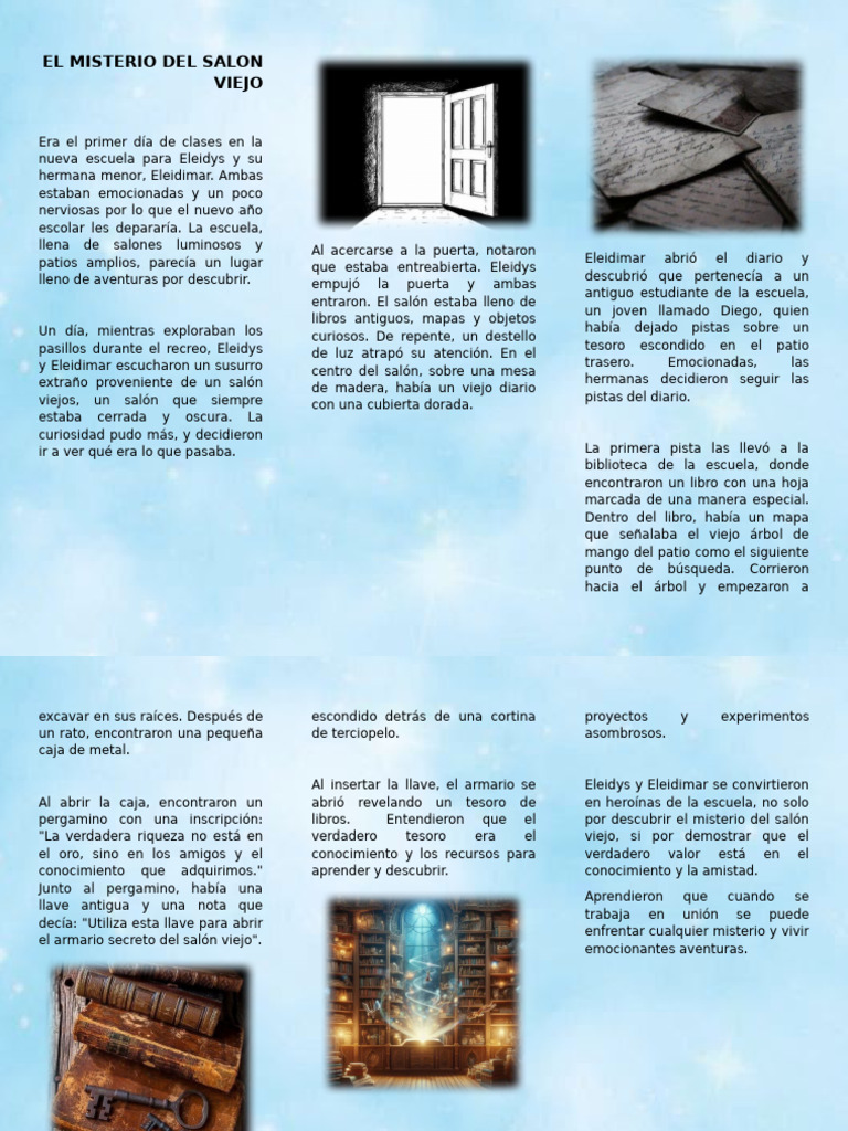 Diptico Cuento Damian | PDF