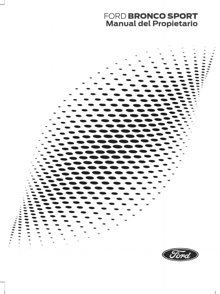 2024 Ford Bronco Sport Owners Manual Version 1 Om ES-ARG | PDF | Airbag ...