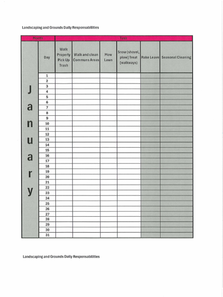 Maintenance Book New Sheets (2025) | PDF