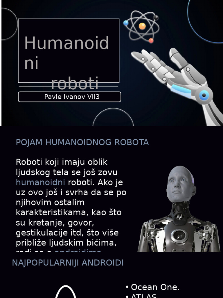 Humanoidni Roboti | PDF