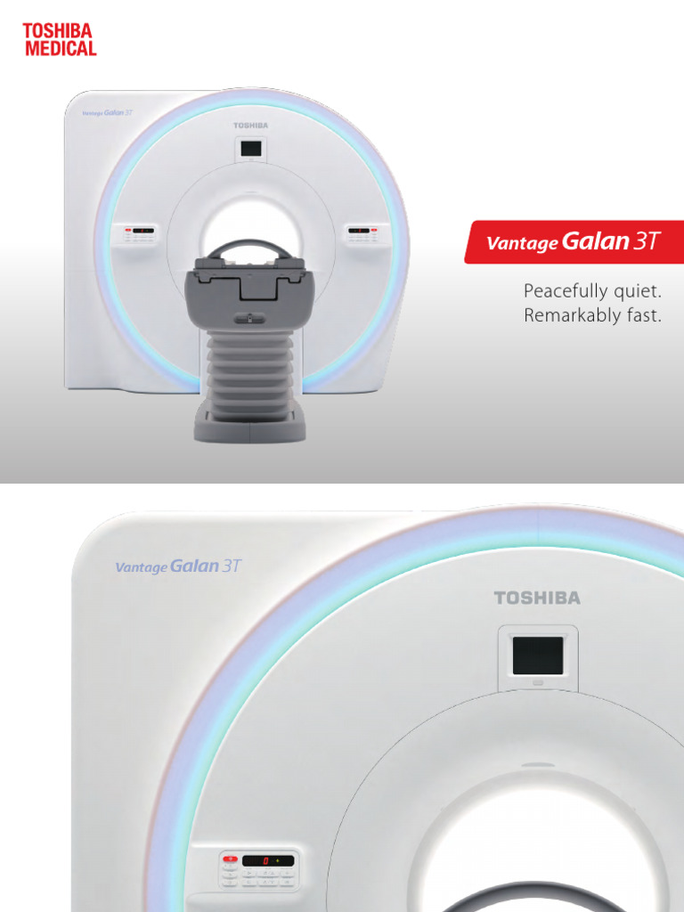 Canon Vantage Galan 3T XGO Datasheet | PDF | Magnetic Resonance Imaging | Medical Imaging