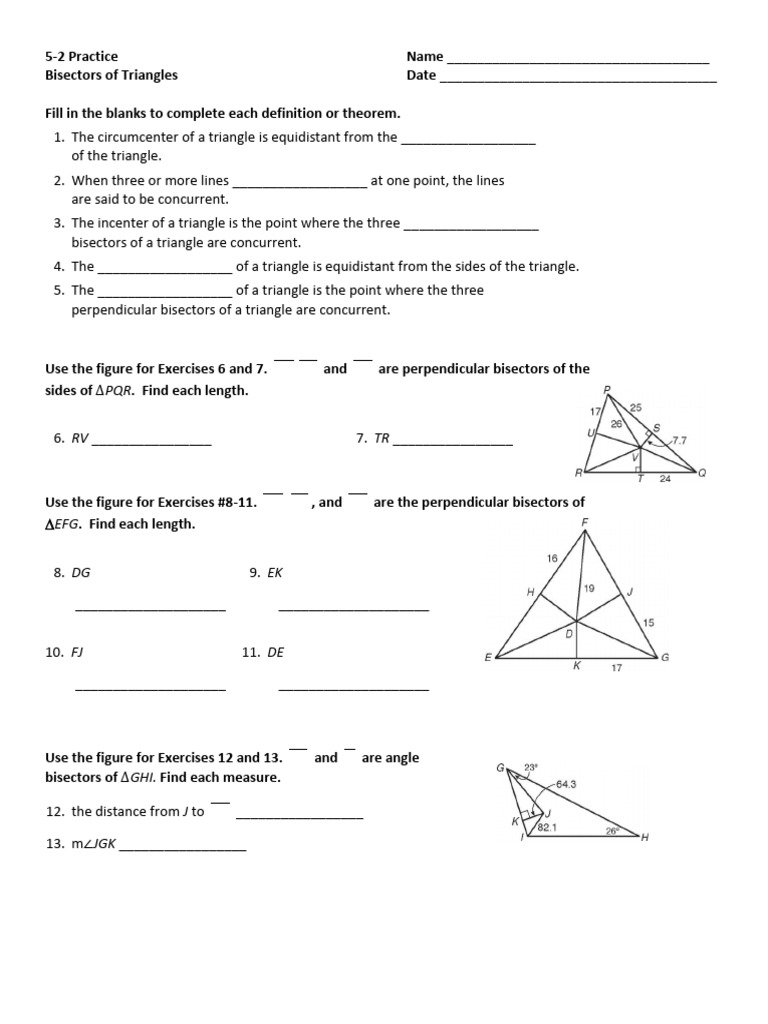 Practice 5 2 Worksheet | PDF